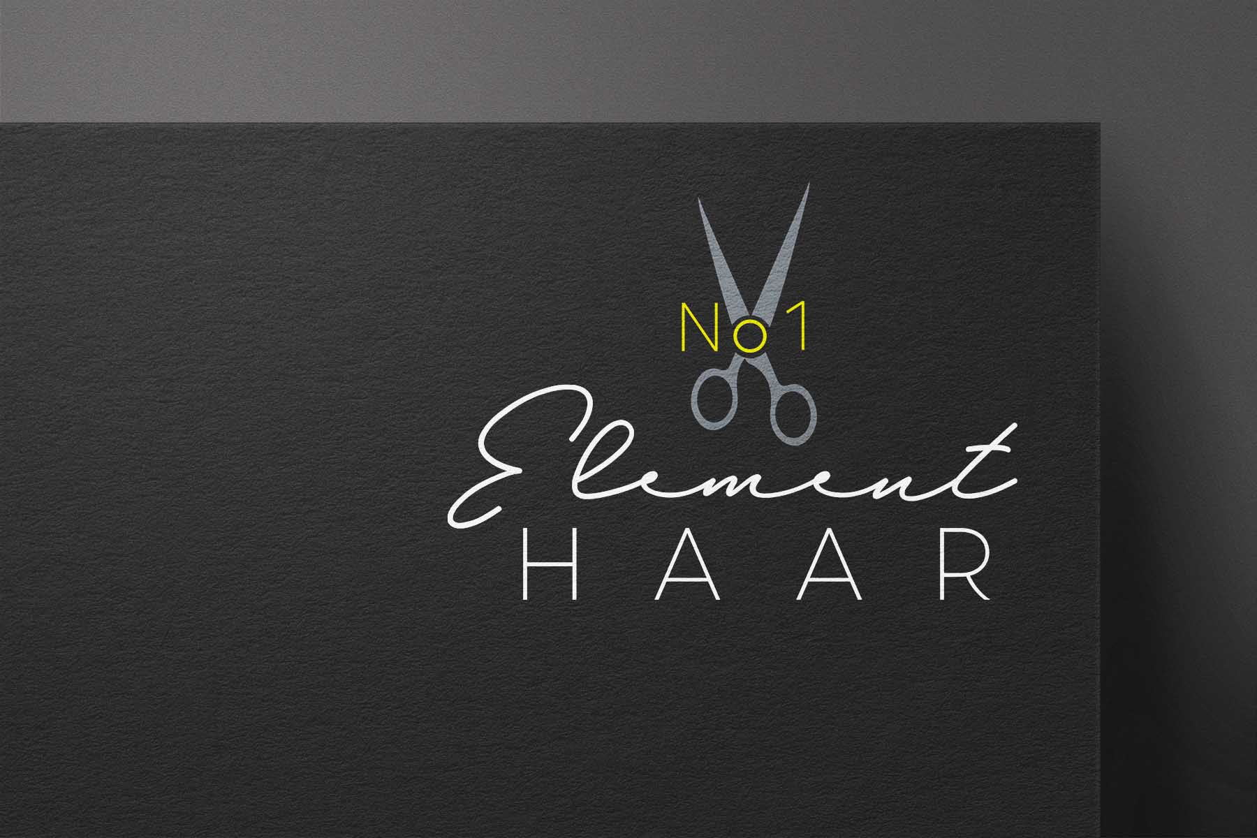 Friseur Element Haar Hinte No.1 - Logo und Corporate Design - Werbung ...